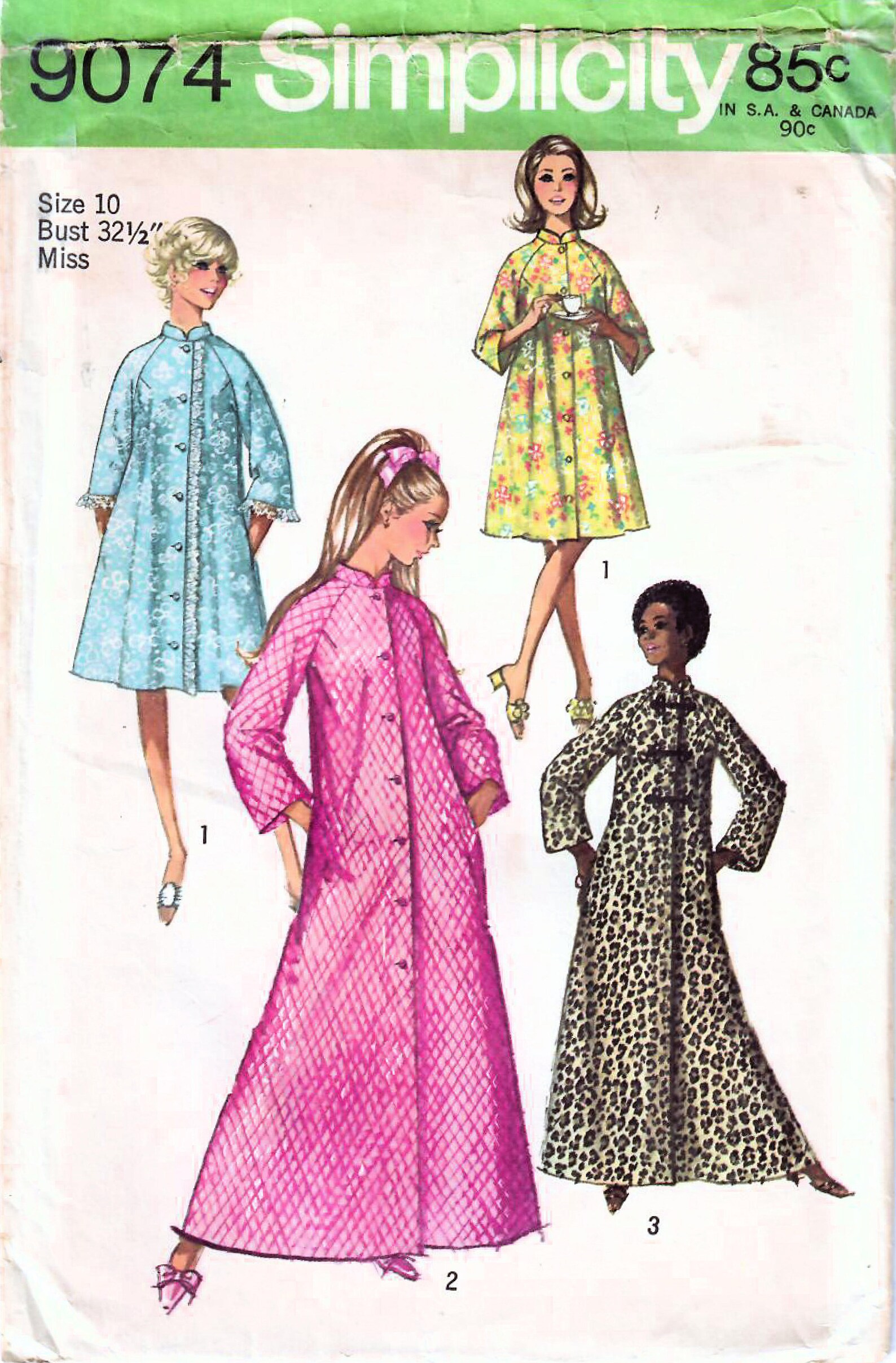 1970s Simplicity 9074 Vintage Sewing Pattern Misses A-line | Etsy