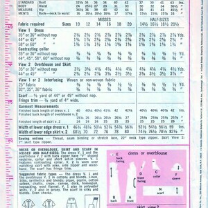 1970s Simplicity 8844 Vintage Sewing Pattern A-line Dress, Tunic Top ...