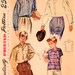1940s Simplicity 2543 Vintage Sewing Pattern Boys Casual - Etsy Sweden