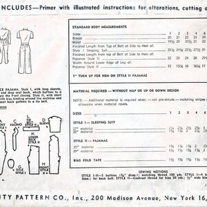 1940s Simplicity 2199 Vintage Sewing Pattern Girls Pajamas, Jumpsuit ...