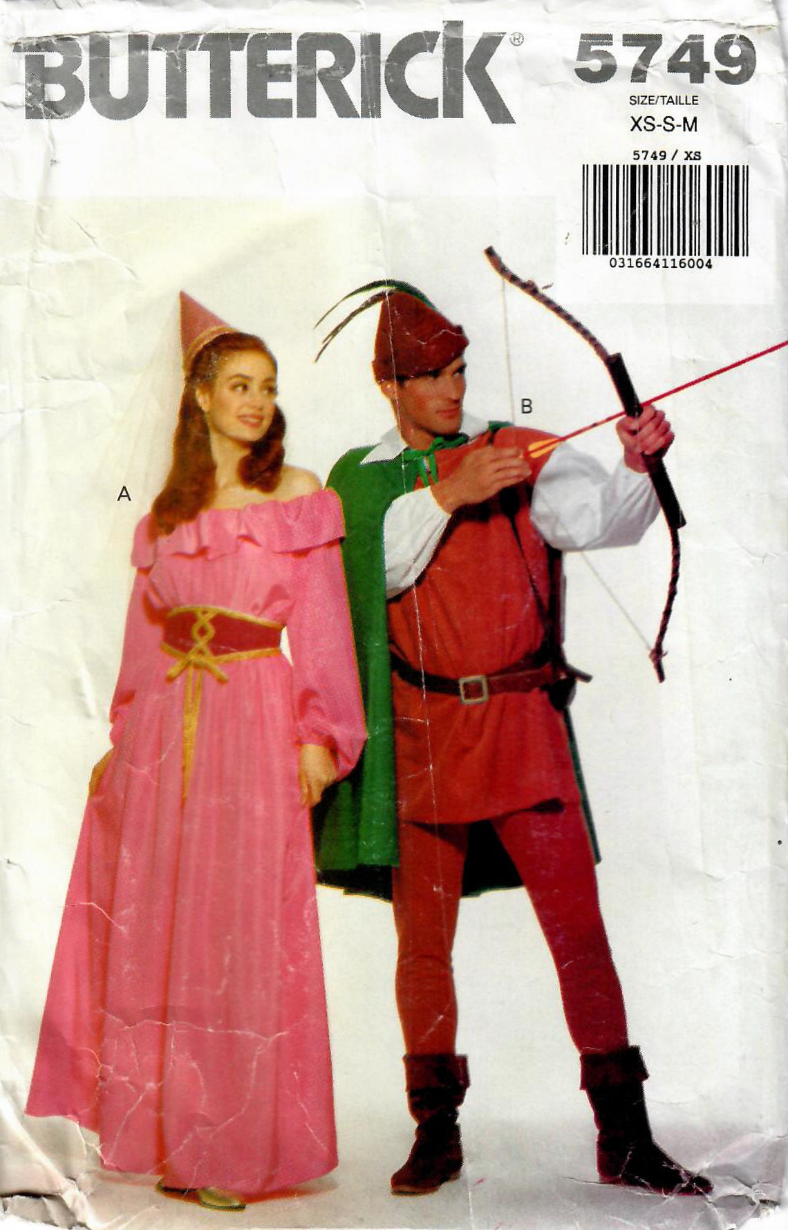 1990s Butterick 5749 Vintage Sewing Pattern Misses and Men's ...