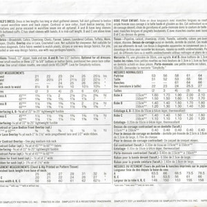 1990s Simplicity 9160 UNCUT Vintage Sewing Pattern Full Skirt Dress ...