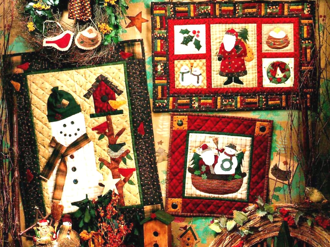 1990s Debbie Mumm Vintage Craft Pattern Nature's Christmas, Holiday ...
