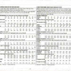 2010s Simplicity 8846 UNCUT Sewing Pattern Misses Dress, Top, Pants ...