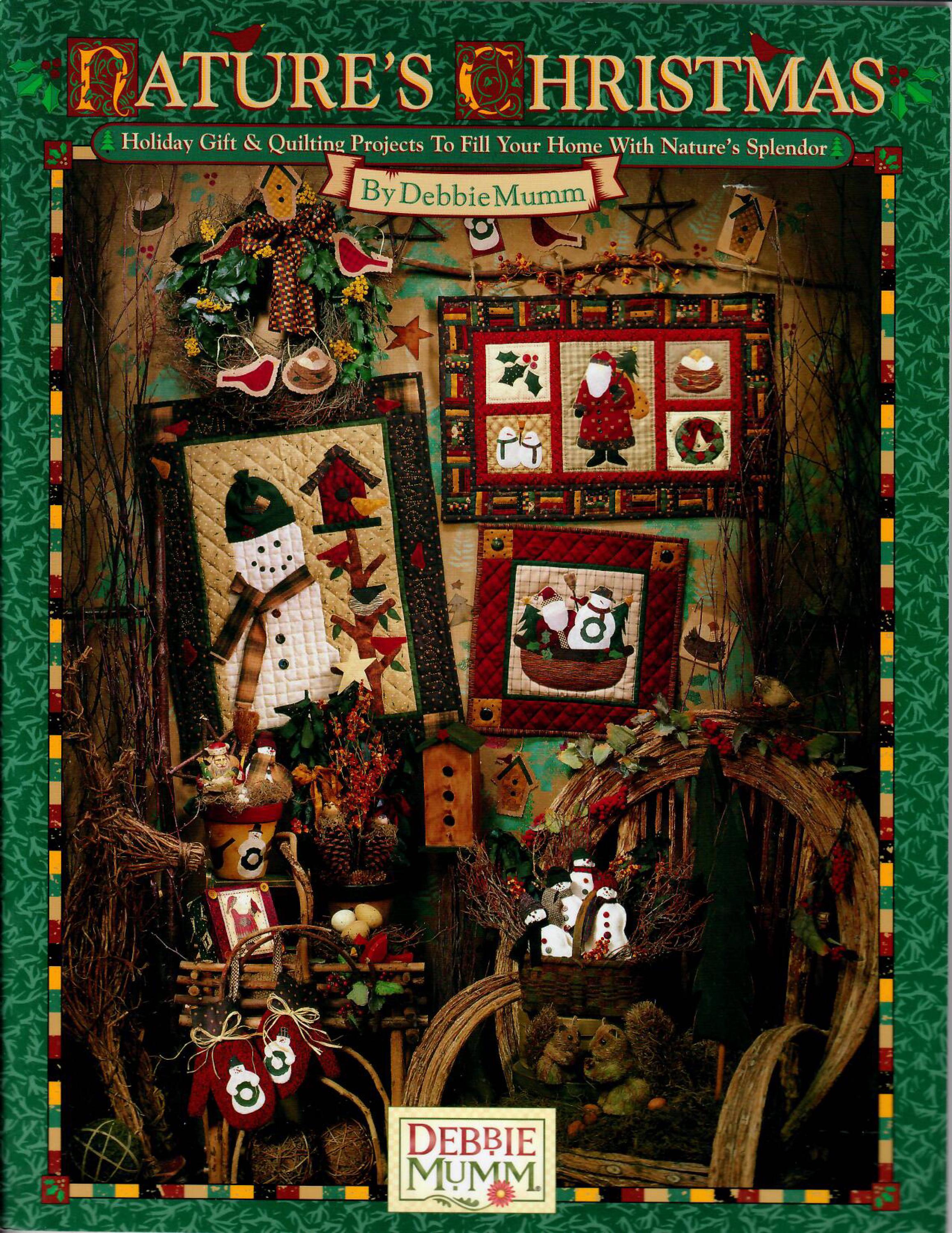 1990s Debbie Mumm Vintage Craft Pattern Nature's Christmas, Holiday ...