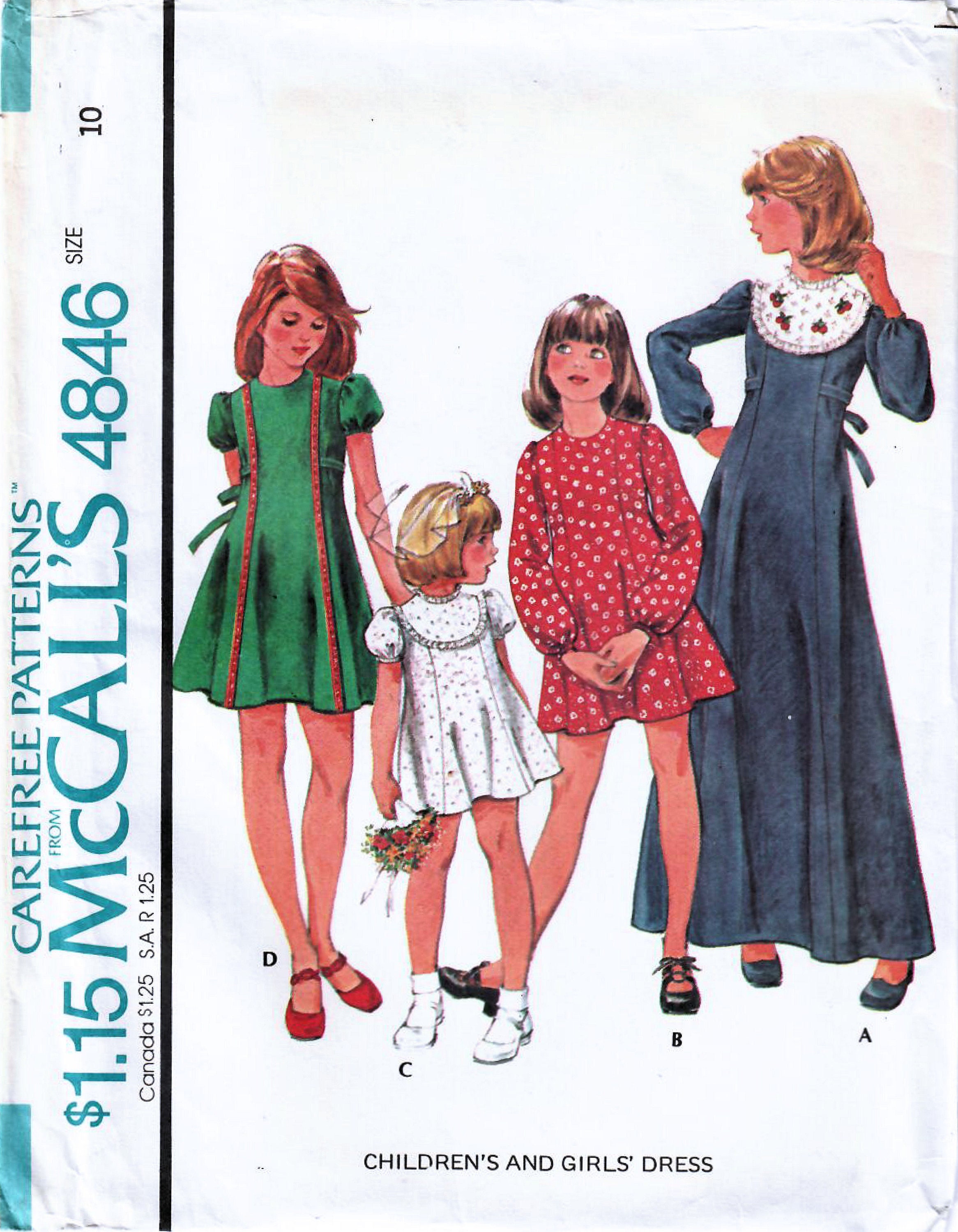 1970 dress patterns for girls | Dresses Images 2025