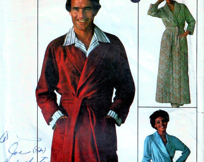 1970s Simplicity 9123 UNCUT Vintage Sewing Pattern Men's Leisure Suit ...