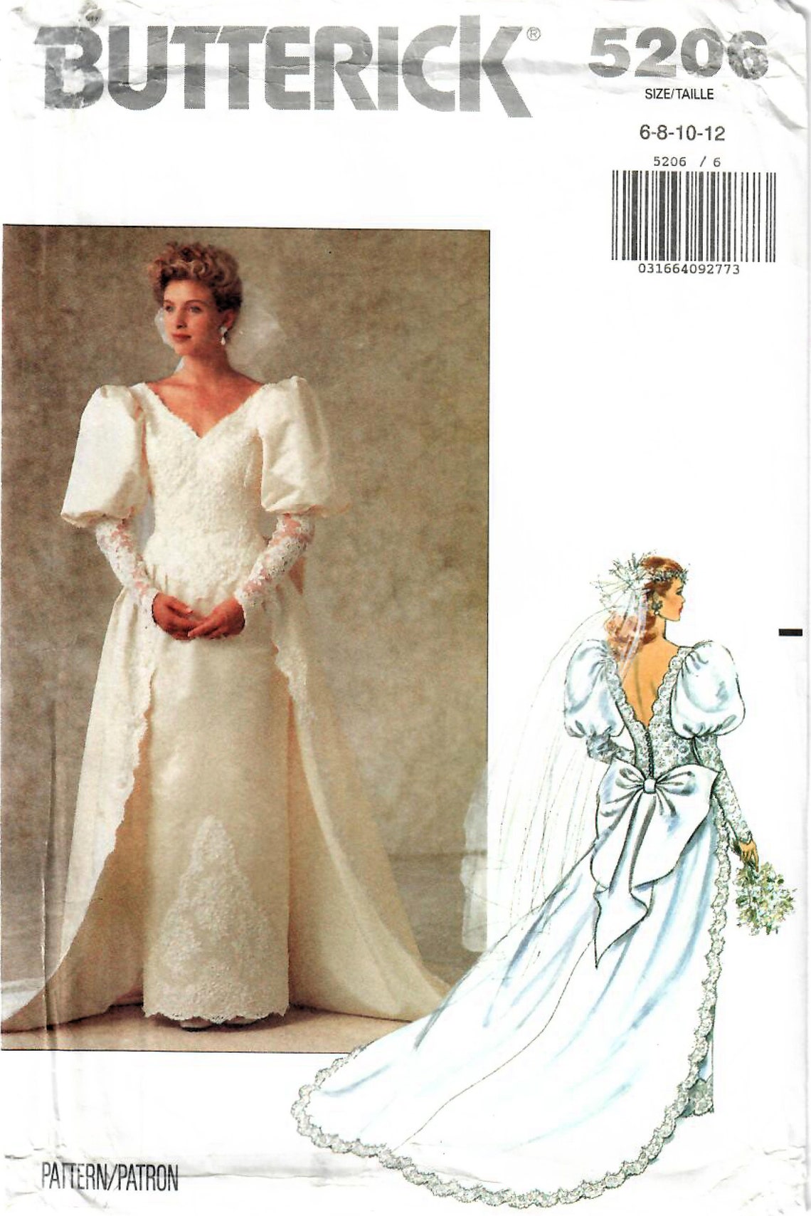 1990s Butterick 5206 UNCUT Vintage Sewing Pattern Misses - Etsy