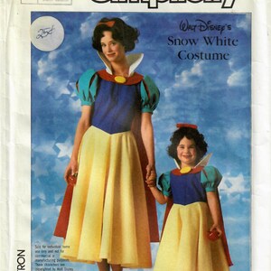 1980s Simplicity 7735 Vintage Sewing Pattern Snow White Fairy Tale ...