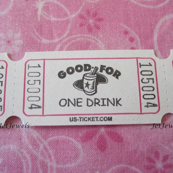 Drink Tickets - Etsy
