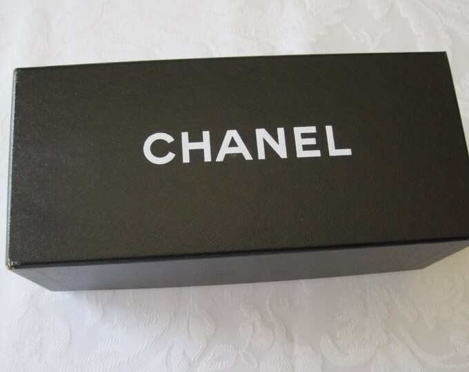 Chanel Gift Box 7 X 3 X 2 Black Chanel Box - Etsy