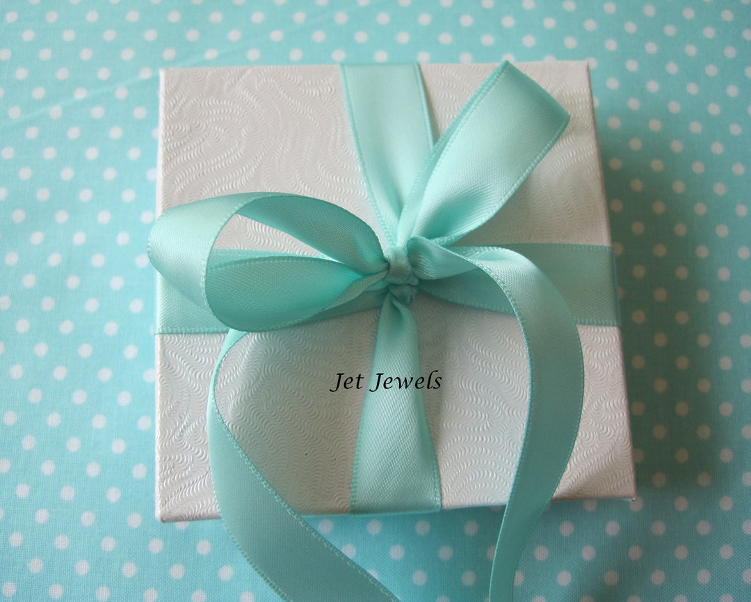 Ribbon, Aqua Blue Ribbon, Robin Egg Blue, Ribbon for Favor Boxes, Gift ...