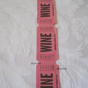 100 Drink Tickets, Wine Drink Ticket, Wedding Reception, Wine Wedding ...