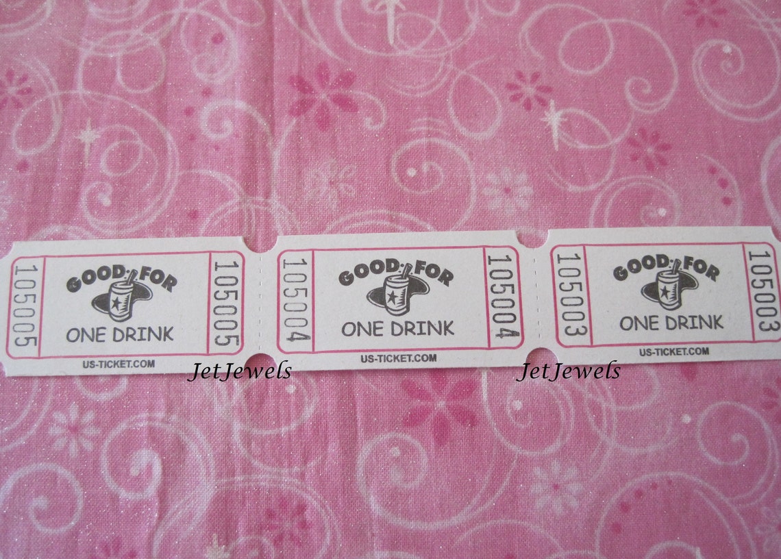 150 Drink Tickets Good For One Drink Free Drink Ticket | Etsy
