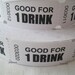 Drink Tickets, Good for One Drink, Wedding Reception, Cocktail Host Bar ...