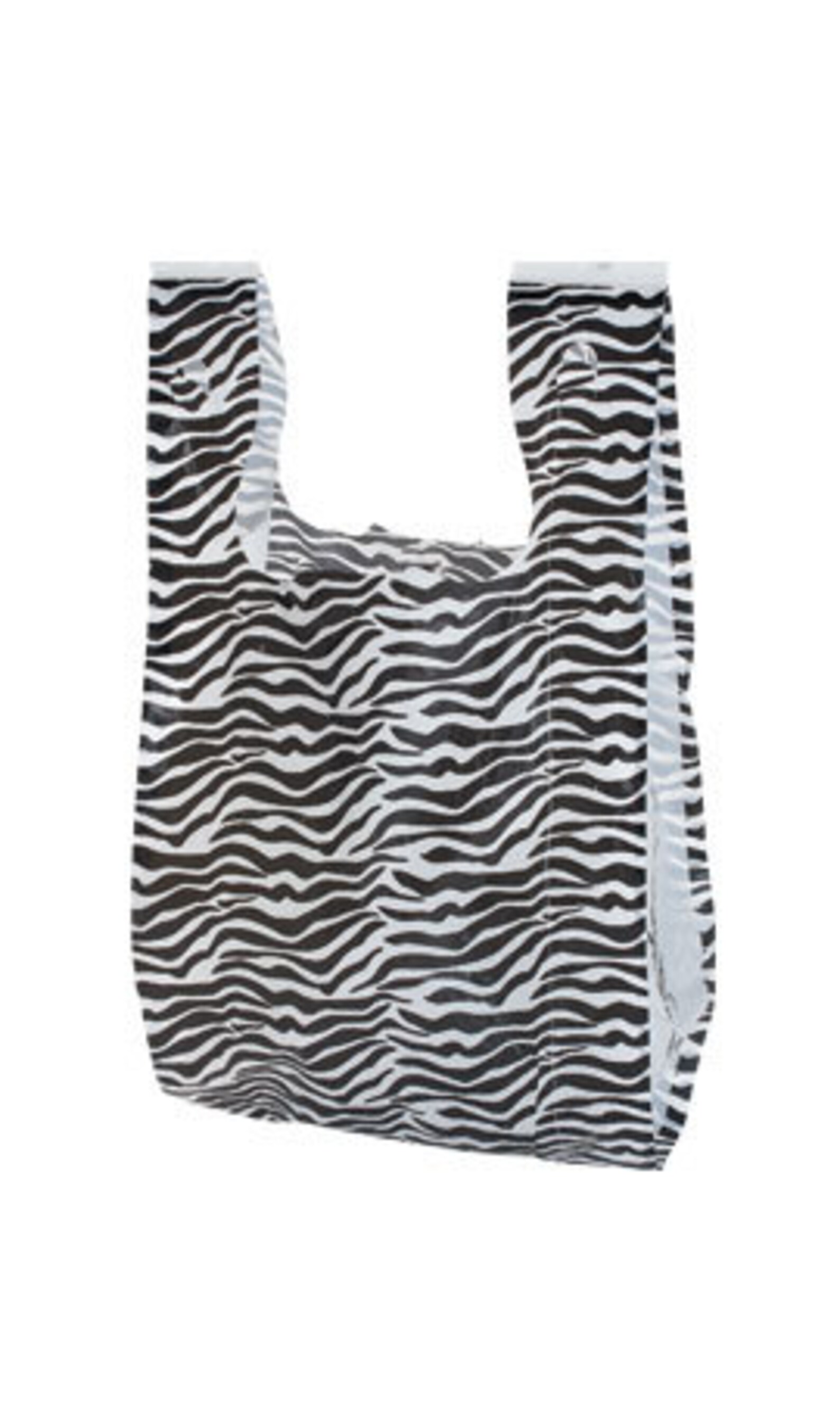 Plastic Bags Shopping Bag T Shirt Bags Zebra Animal Print - Etsy