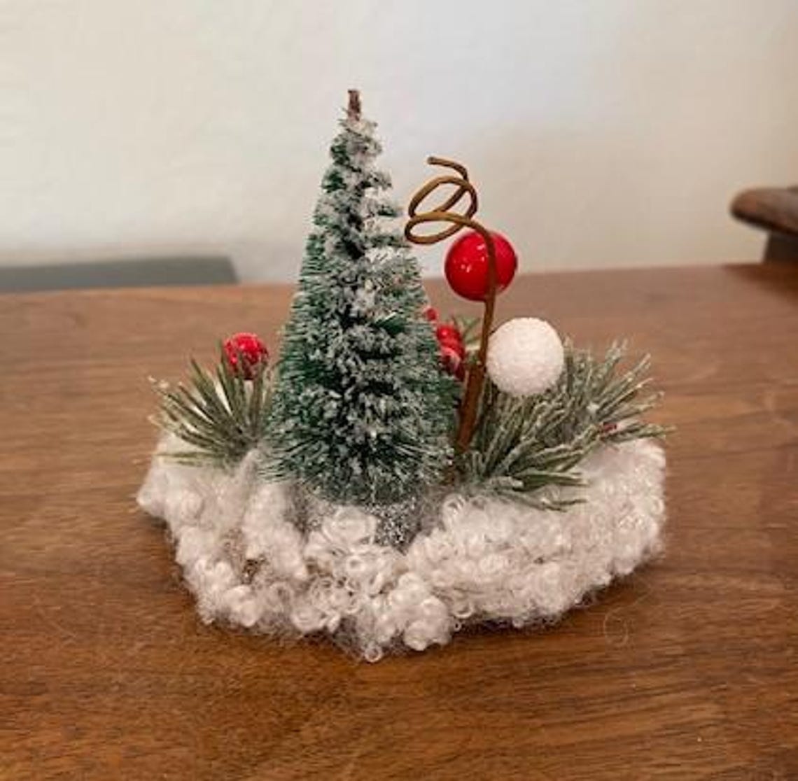 Hedgehog Christmas Vignette, Christmas Hedgehog Scene, Hedgehog on Sled ...