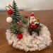 Hedgehog Christmas Vignette, Christmas Hedgehog Scene, Hedgehog on Sled ...