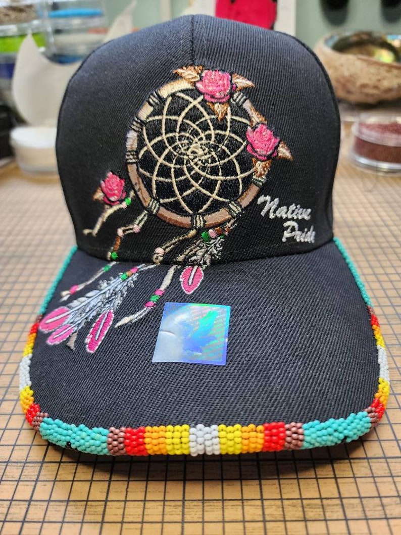 Beaded Hat Native Pride, Adjustable Adult Size - Etsy
