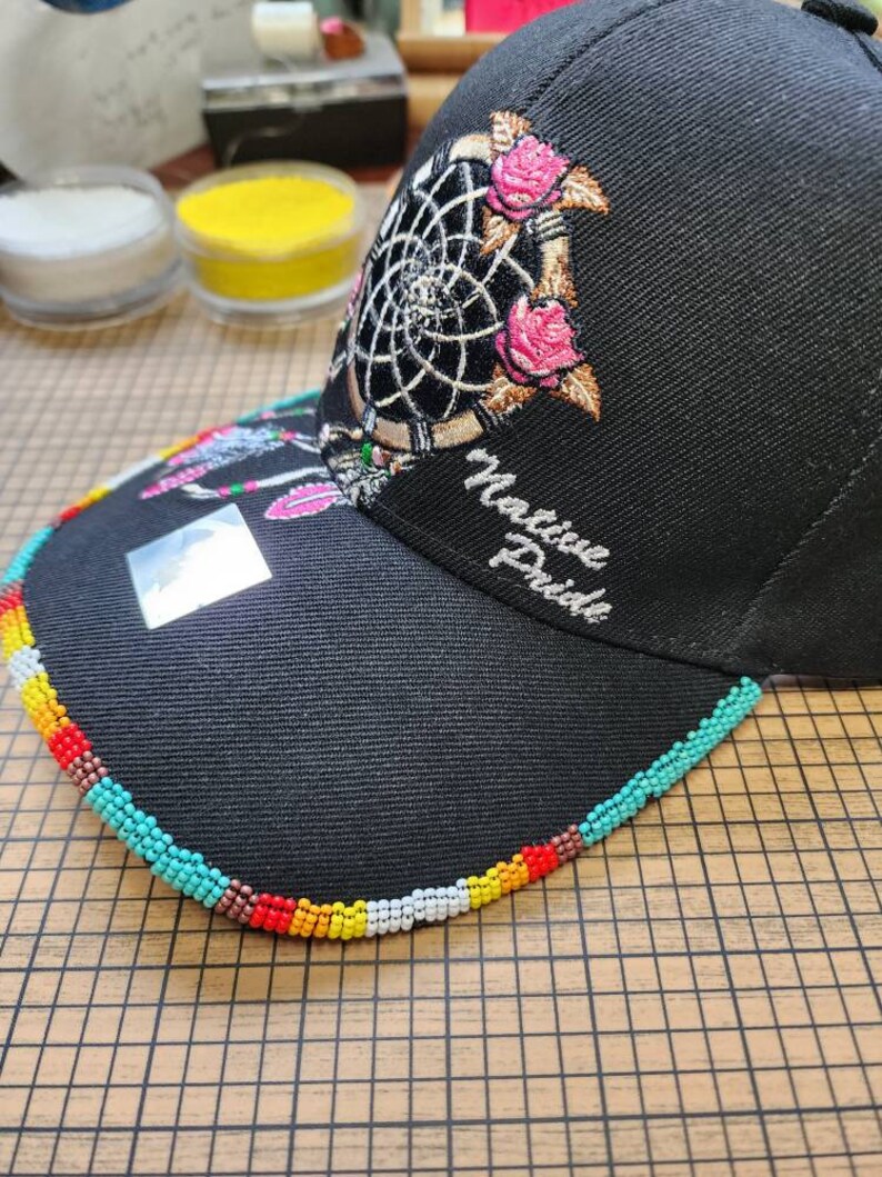 Beaded Hat Native Pride, Adjustable Adult Size - Etsy
