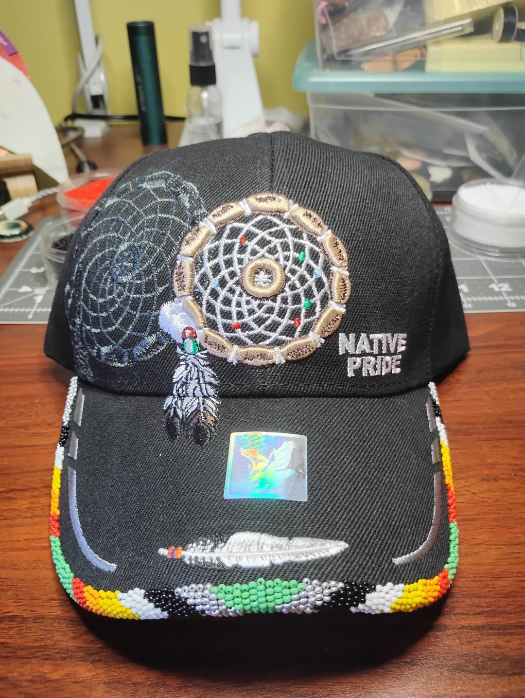 Beaded Hat Native Pride - Etsy