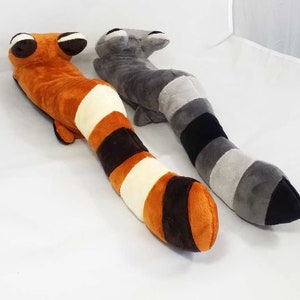 Raccoon & Red Panda Shoulder Pets - Etsy