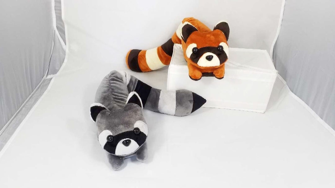 Raccoon & Red Panda Shoulder Pets - Etsy