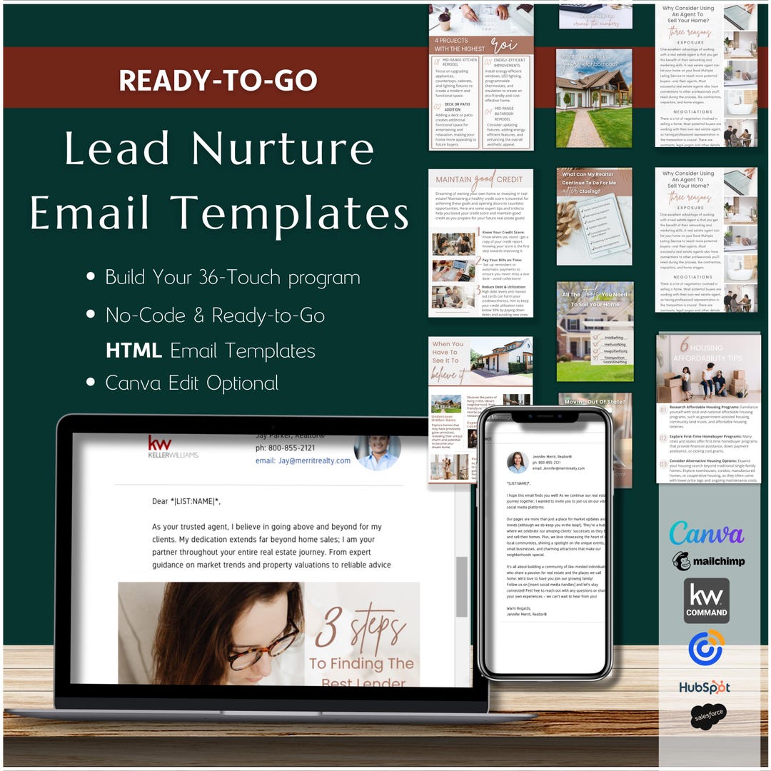 Lead Generation Email Template Bundle - Ready to Go HTML Templates - Etsy