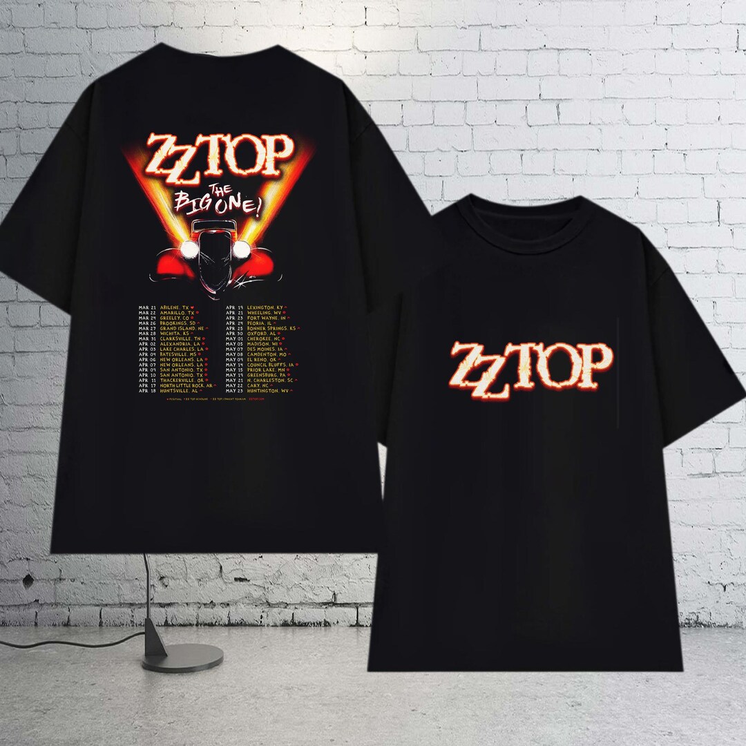 2026 ZZ Top the Big One Tour T-shirt, ZZ Top Band 2026 Concert, ZZ Top ...