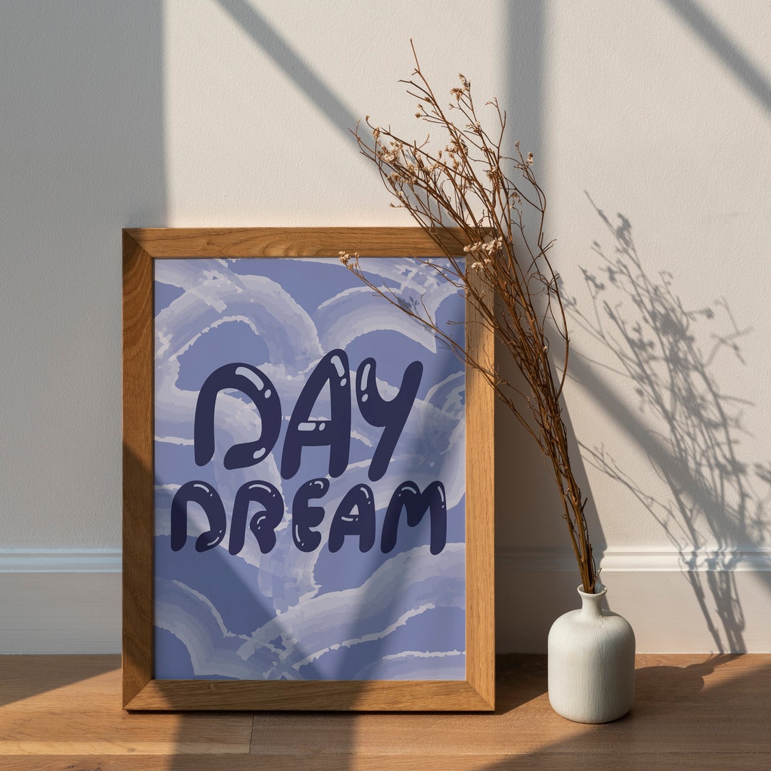Creative Poster Daydream, Printable Digital Wall Art, Decoration Poster ...