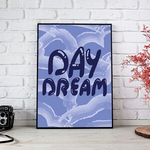 Creative Poster Daydream, Printable Digital Wall Art, Decoration Poster ...