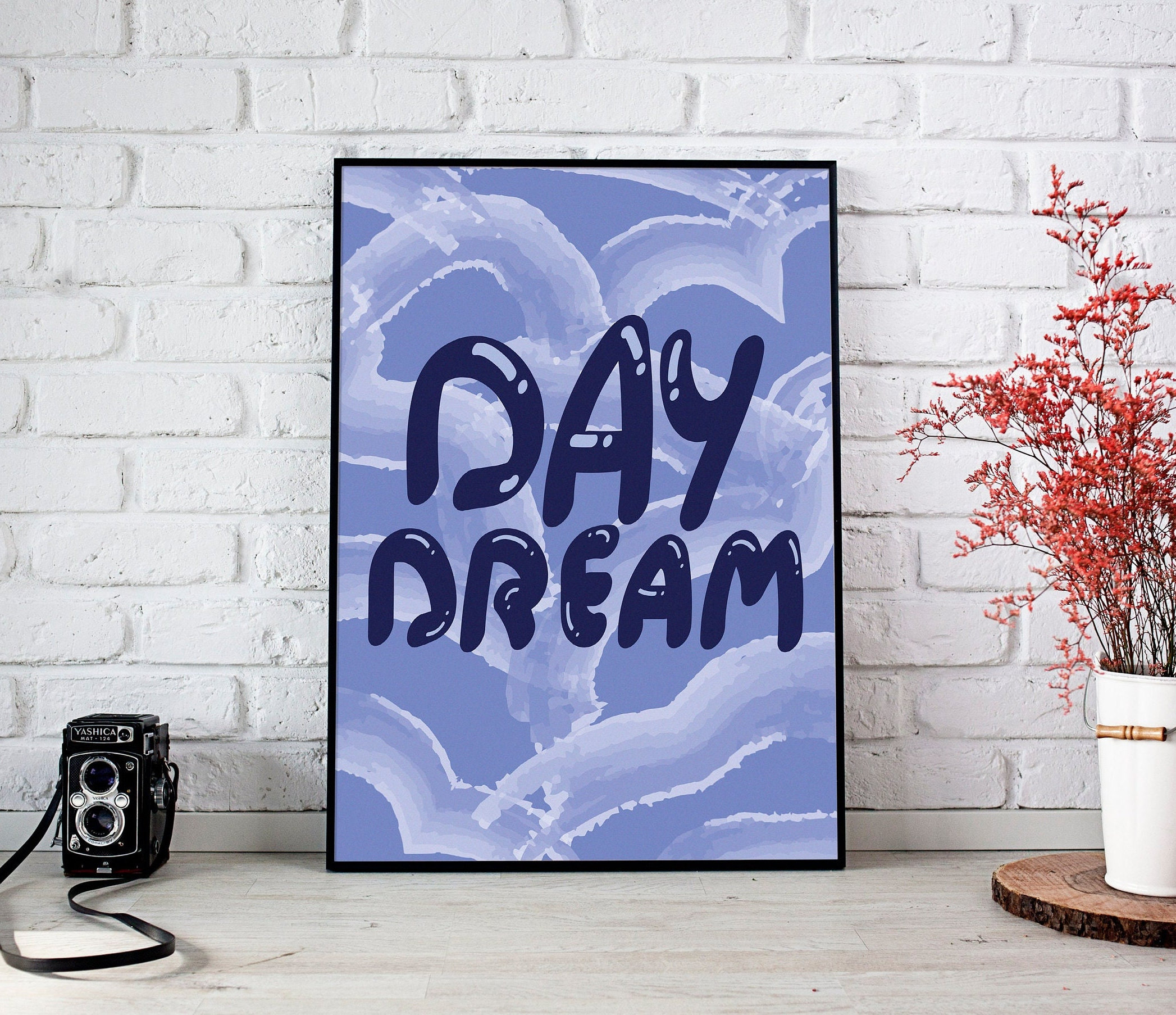 Creative Poster Daydream, Printable Digital Wall Art, Decoration Poster ...