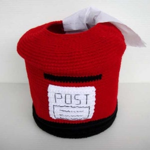 Crochet Pattern - POST BOX - Tissue Roll Holder - PDF (00368) - Etsy