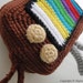 Crochet Pattern - VINTAGE TELEVISION PURSE - for Cell Phone / Money ...