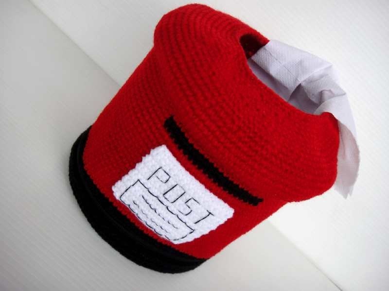 Crochet Pattern POST BOX Tissue Roll Holder PDF 00368 | Etsy