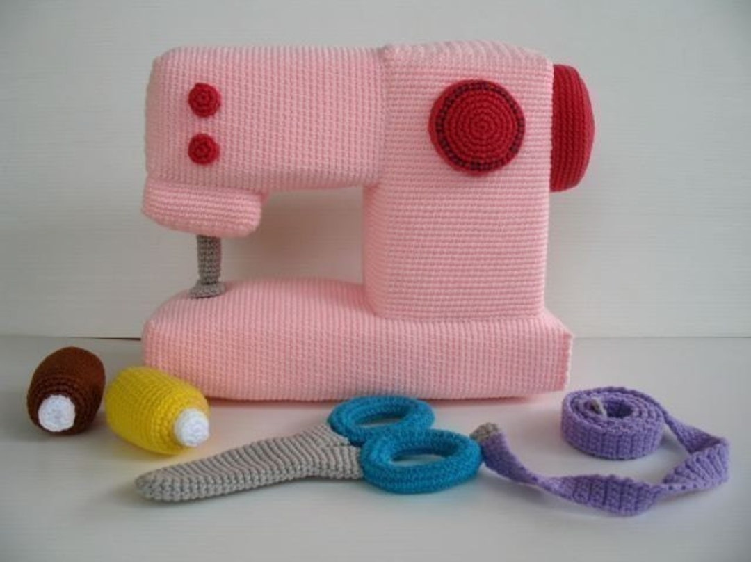 Crochet Pattern - SEWING MACHINE - Toys - PDF (00432) - Etsy