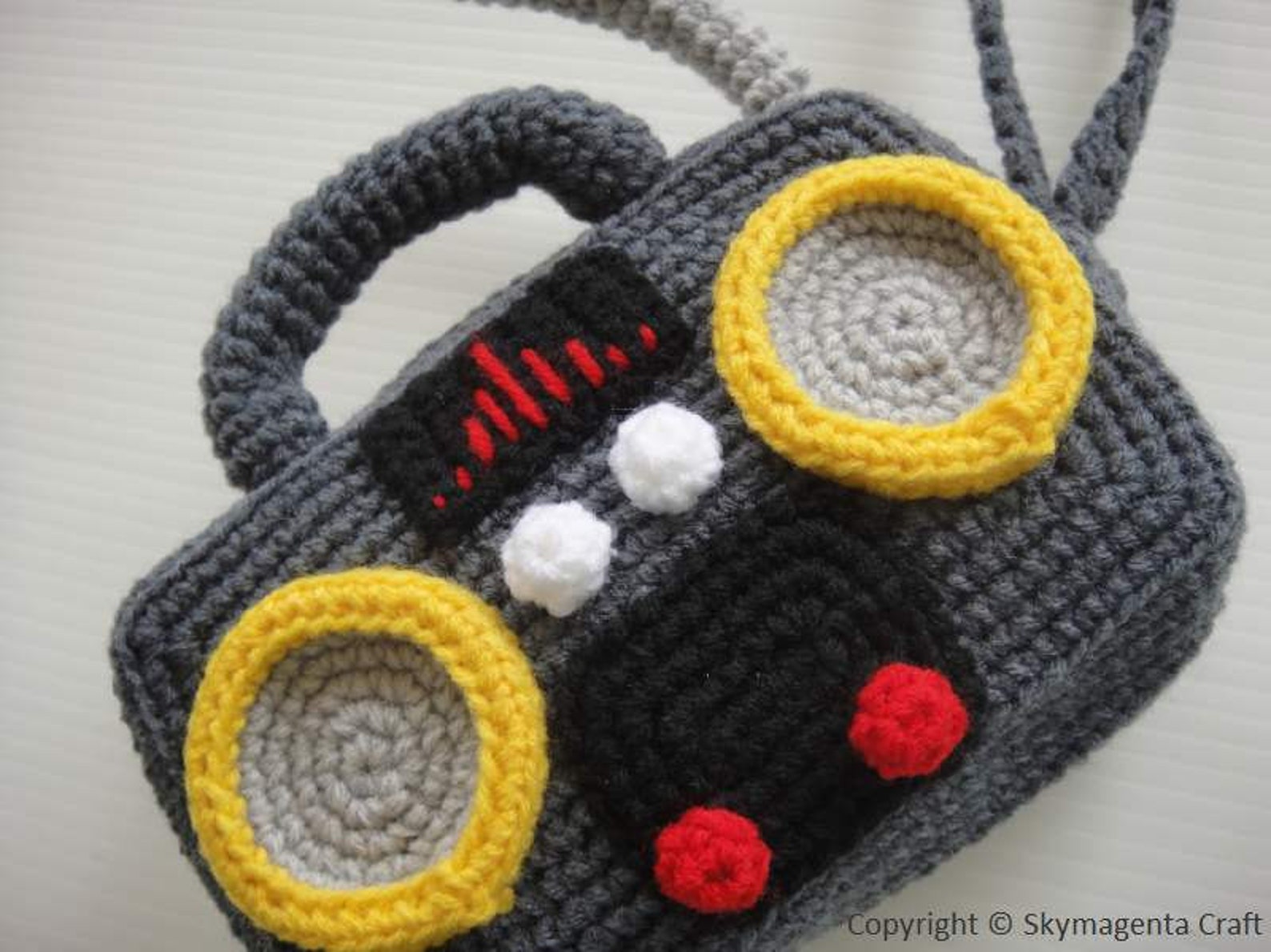 Crochet Pattern RADIO PURSE for Cell Phone / Money / - Etsy