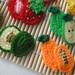 Crochet Pattern - FRUIT APPLIQUE 2 - PDF (00383) - Etsy