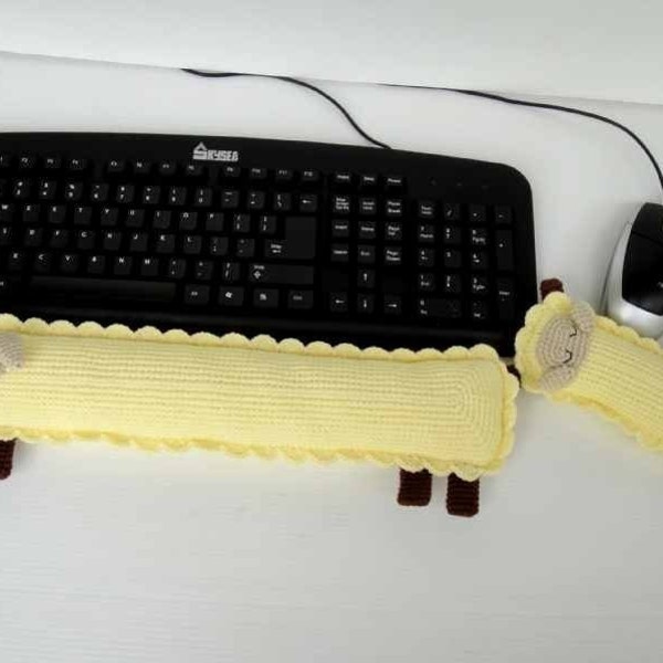 Crochet Keyboard Wrist Rest - Etsy