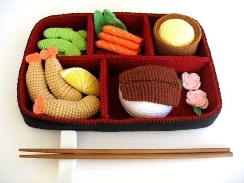 Crochet Pattern BENTO Toys / Playfood PDF - Etsy