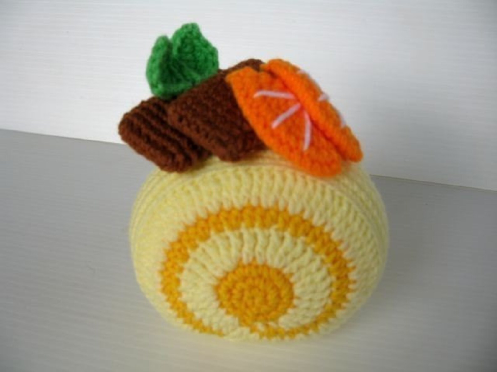 Crochet Pattern- SWISS ROLL CAKE -playfood / Toys (00351) - Etsy