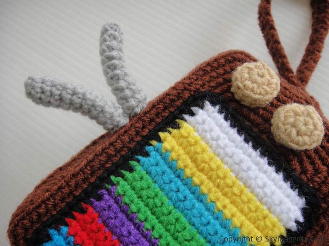 Crochet Pattern VINTAGE TELEVISION PURSE for Cell Phone / - Etsy