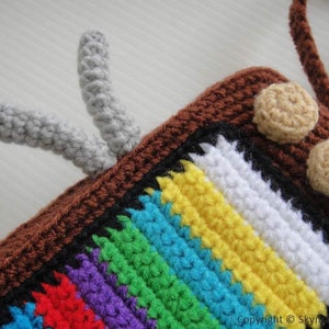 Crochet Pattern - VINTAGE TELEVISION PURSE - for Cell Phone / Money ...