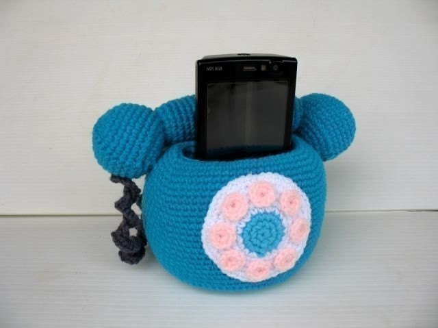 Crochet Pattern - Cell Phone Holder - PHONE (00439) - Etsy