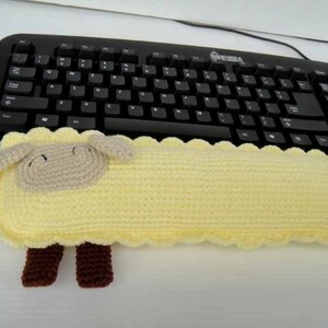 Crochet Pattern - SHEEP - Keyboard and Mouse Wrist Rest - PDF/ Toys ...
