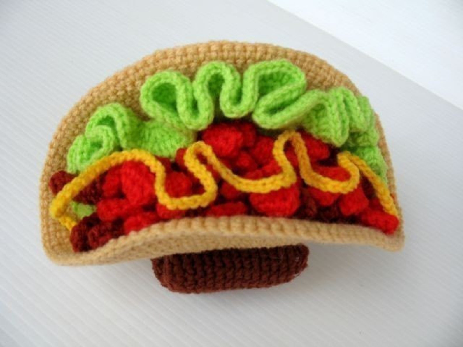 Crochet Pattern - TACO and CHIPS With SALSA- Toys / Playfood - Pdf ...