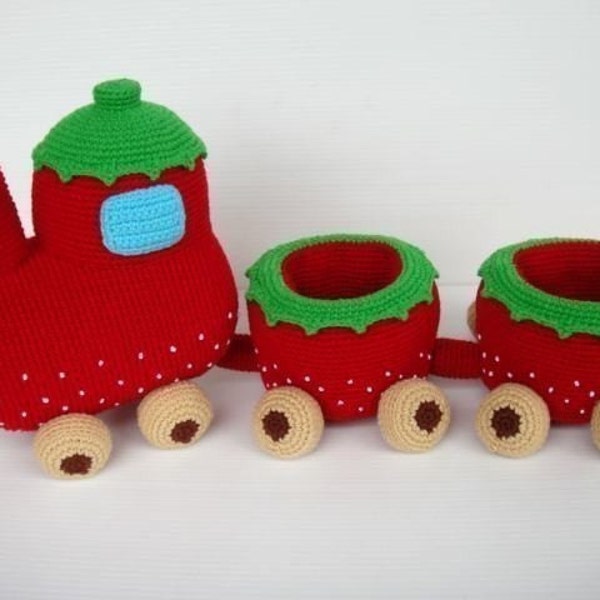 Crochet Train - Etsy