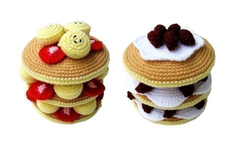 Crochet Pattern PANCAKES Toys / Playfood PDF 00435 - Etsy