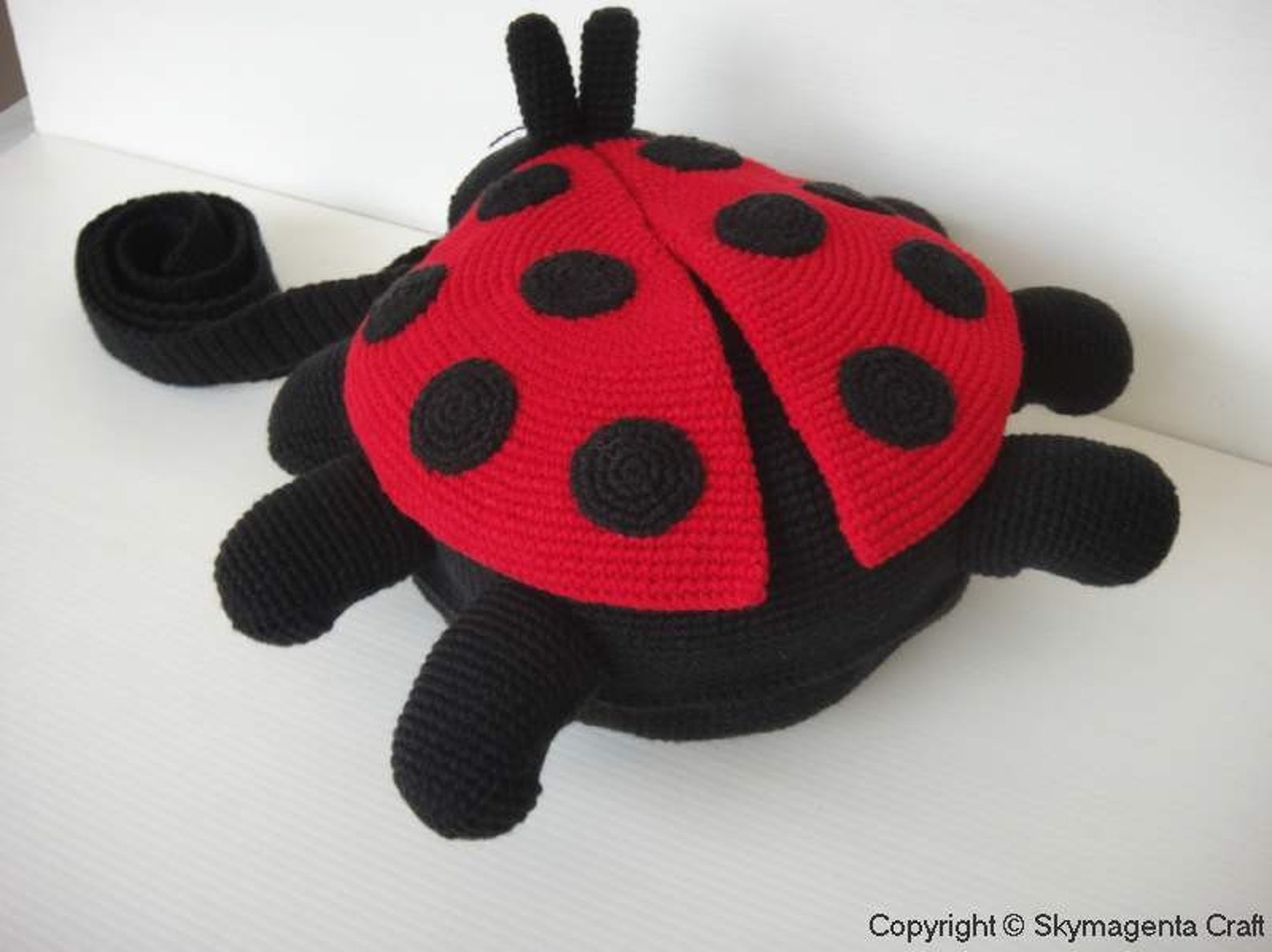 Crochet Pattern - LADYBUG Sling Bag - PDF (00454) - Etsy