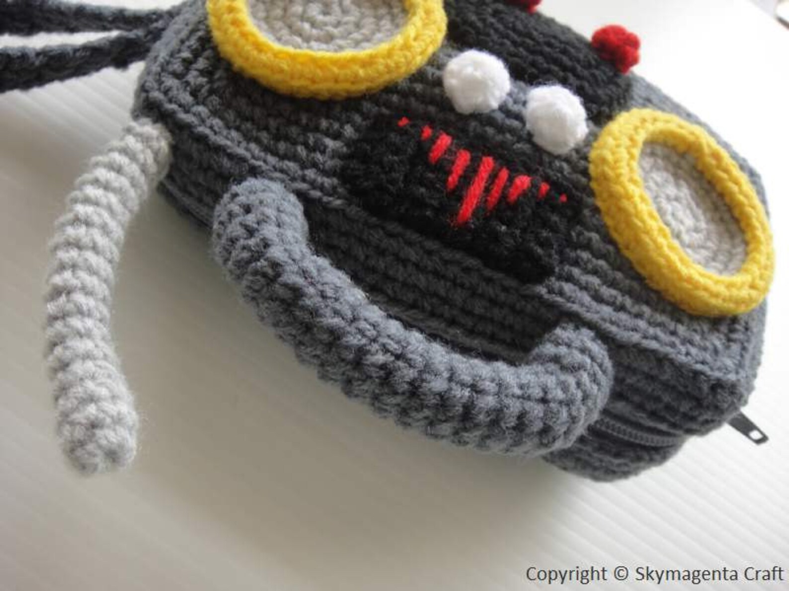 Crochet Pattern RADIO PURSE for Cell Phone / Money / - Etsy